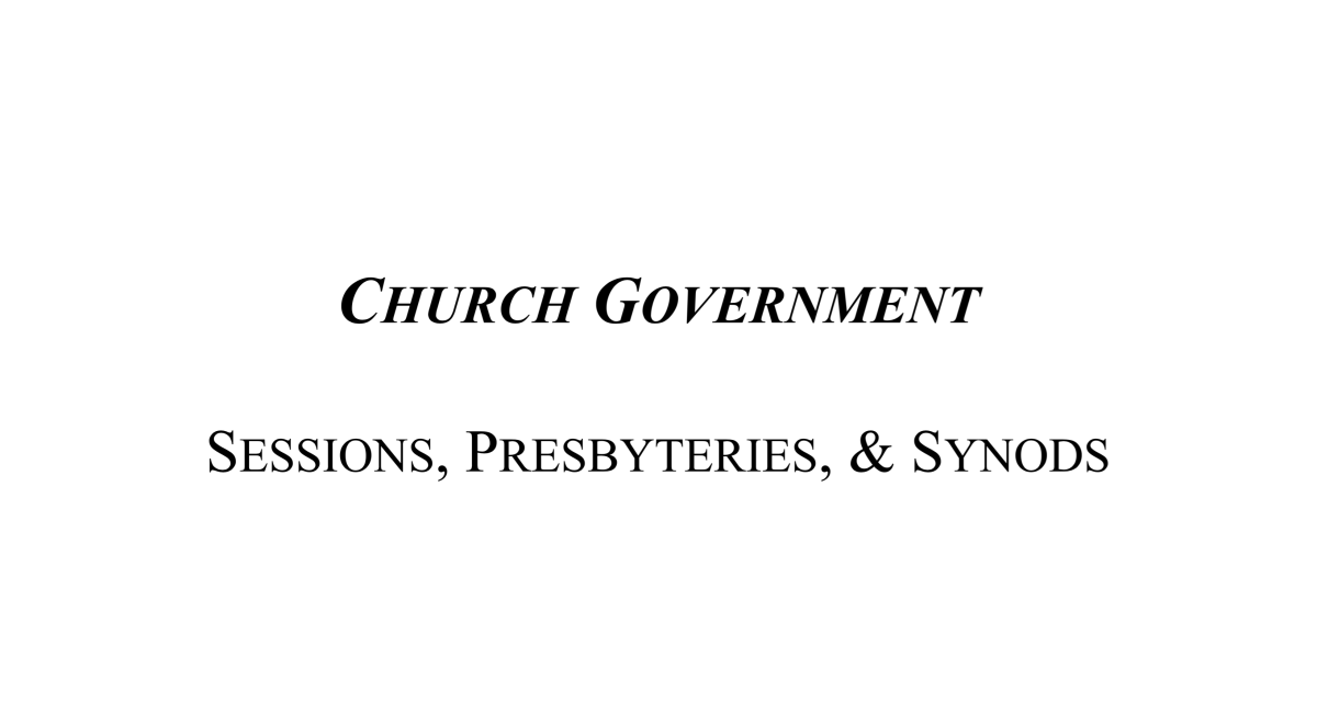 Sessions, Presbyteries, and Synods – Purely Presbyterian