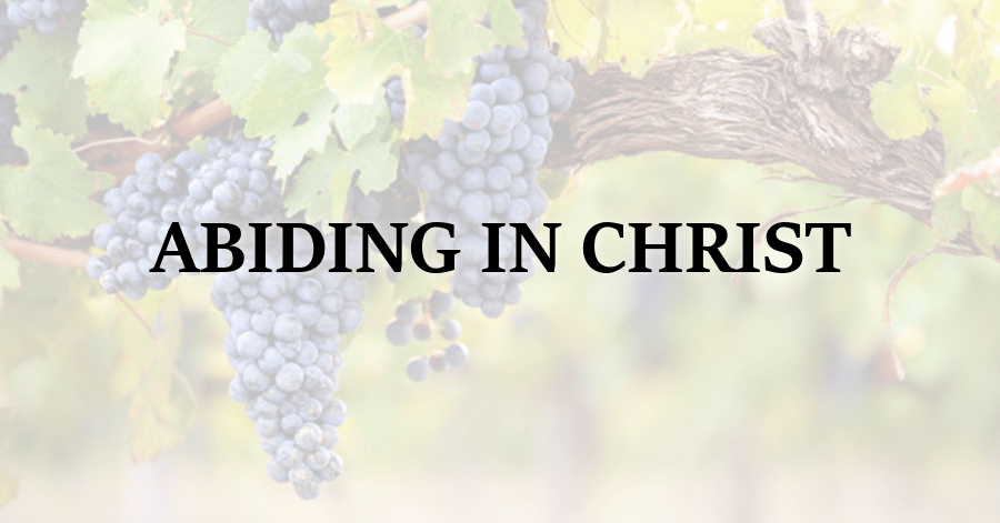Abiding in Christ – Purely Presbyterian